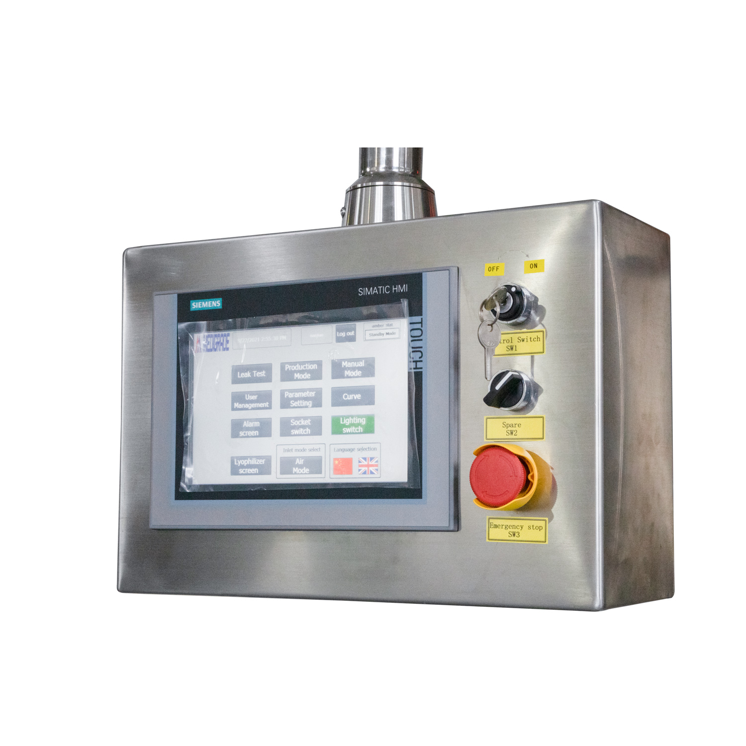 Negative pressure isolator sterile aseptic isolator for pharmaceutical ...